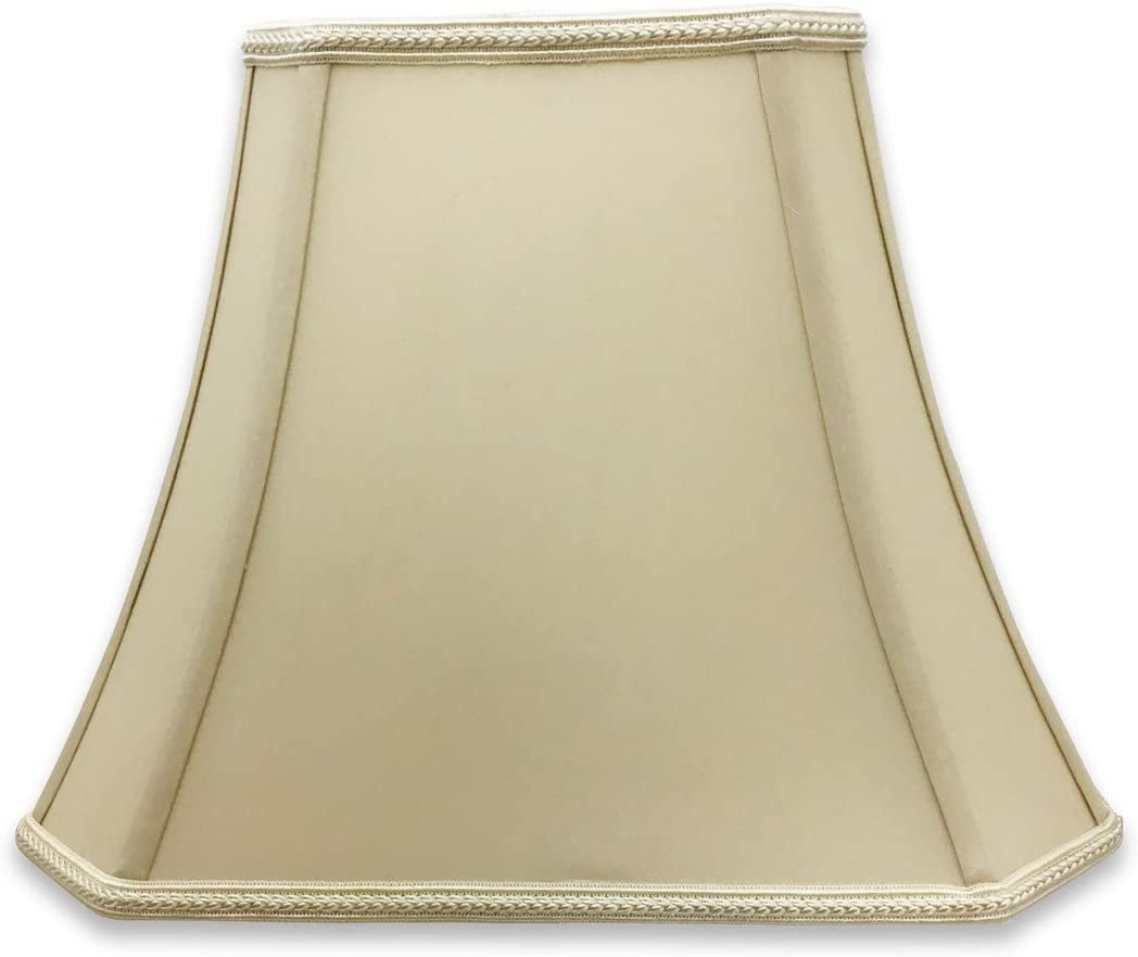 Royal Designs, Inc. Rectangle Cut Corner Designer Shade, Beige, 8 x 16 ...
