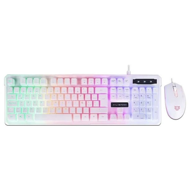 Teclado y Mouse Balam Rush Squad KTM330, Iluminación LED, USB. Color ...