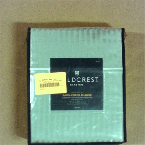 Damask Sheet Set 500 Thread Count - Fieldcrest Queen - Smoke Green ...