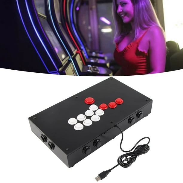 Arcade Fight Stick, Keyboard Style Keys Precise Control Prevent Slip ...