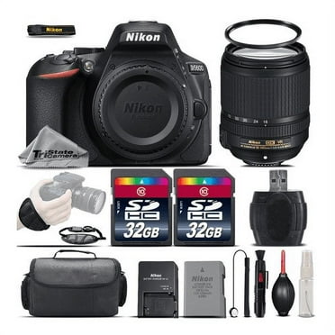 Nikon D5600 DSLR Camera with 18-55mm Lens (Intl Model) - Walmart.com