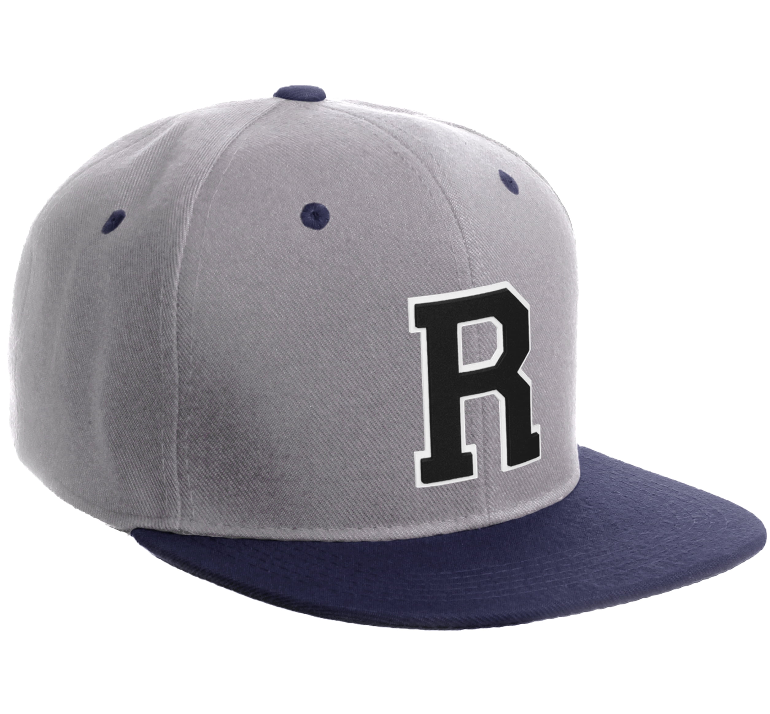 Daxton Classic Snapback Hat Custom A to Z Initial Varsity Letters ...