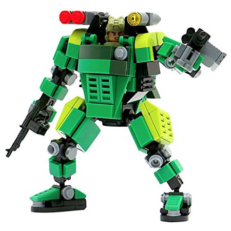 MyBuild Mecha Frame 5 Mech Suit Building Sets Toy Building Block Green ...