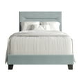 Castle Place Simple Linen Upholstered Twin Bed, Light Blue - Walmart.com