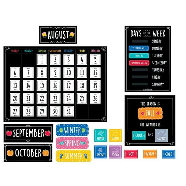 Creative Teaching Press Doodle Calendar Bulletin Board Set - Walmart.com