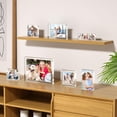 Niubee Acrylic Frame 4x6, Double Sided Freestanding Square Frame ...