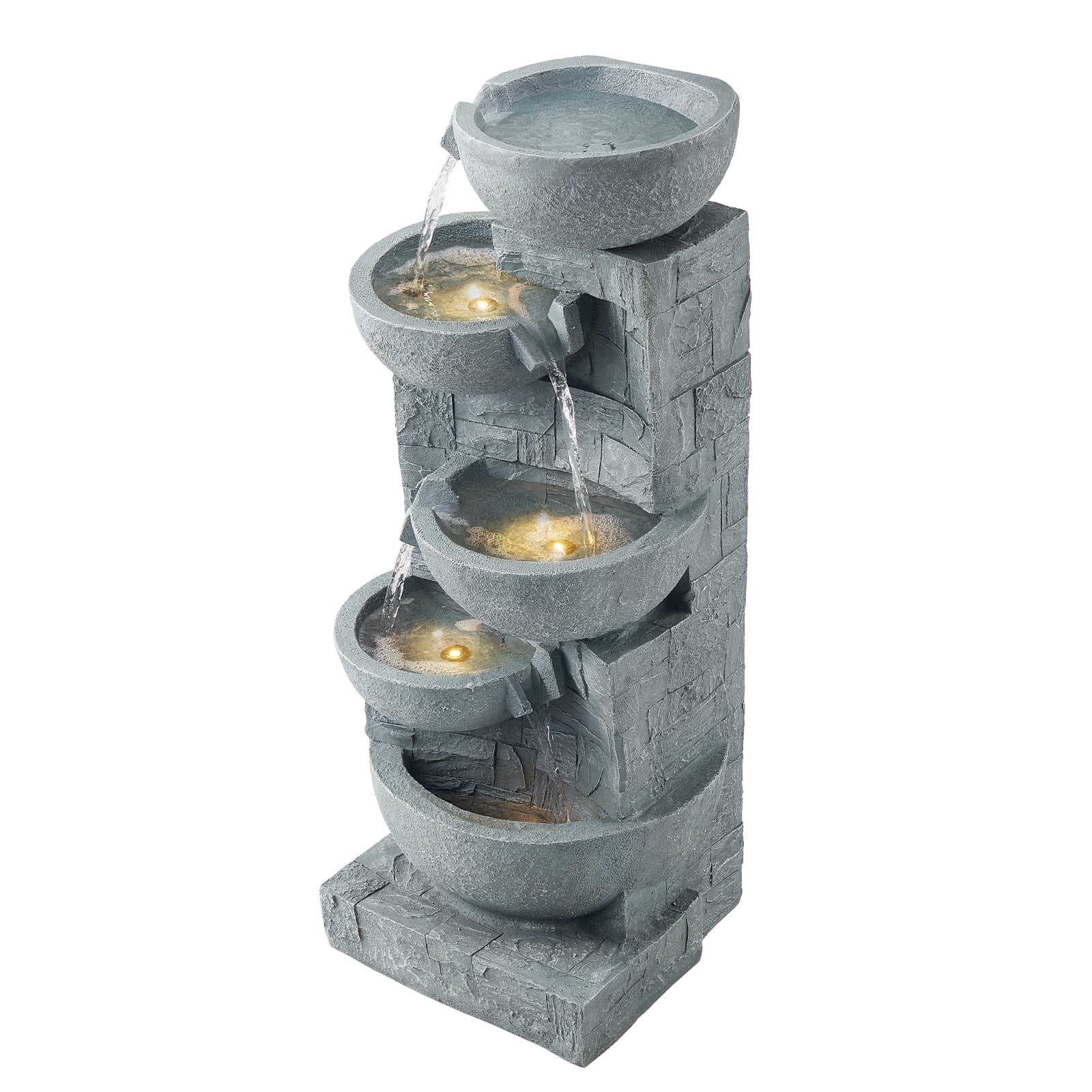 Click here for Vevor Outdoor Water Fountain 5-Tier Bowl-Shaped Ca... prices