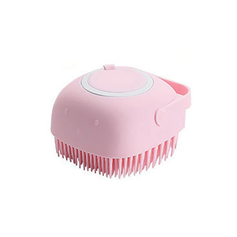 Silicone Body Brush Shower Scrubber With Shower Gel Dispenser Function