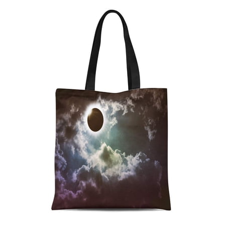 POGLIP Canvas Tote Bag Amazing Scientific Natural Phenomenon Total ...