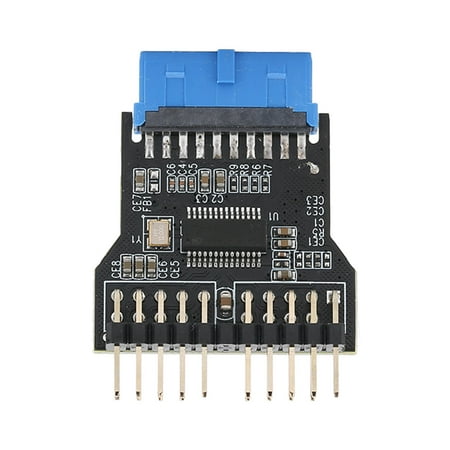 USB 3.0 19pin To Dual 9Pin Adapter, 480Mbps USB 3.0 Female Header ...