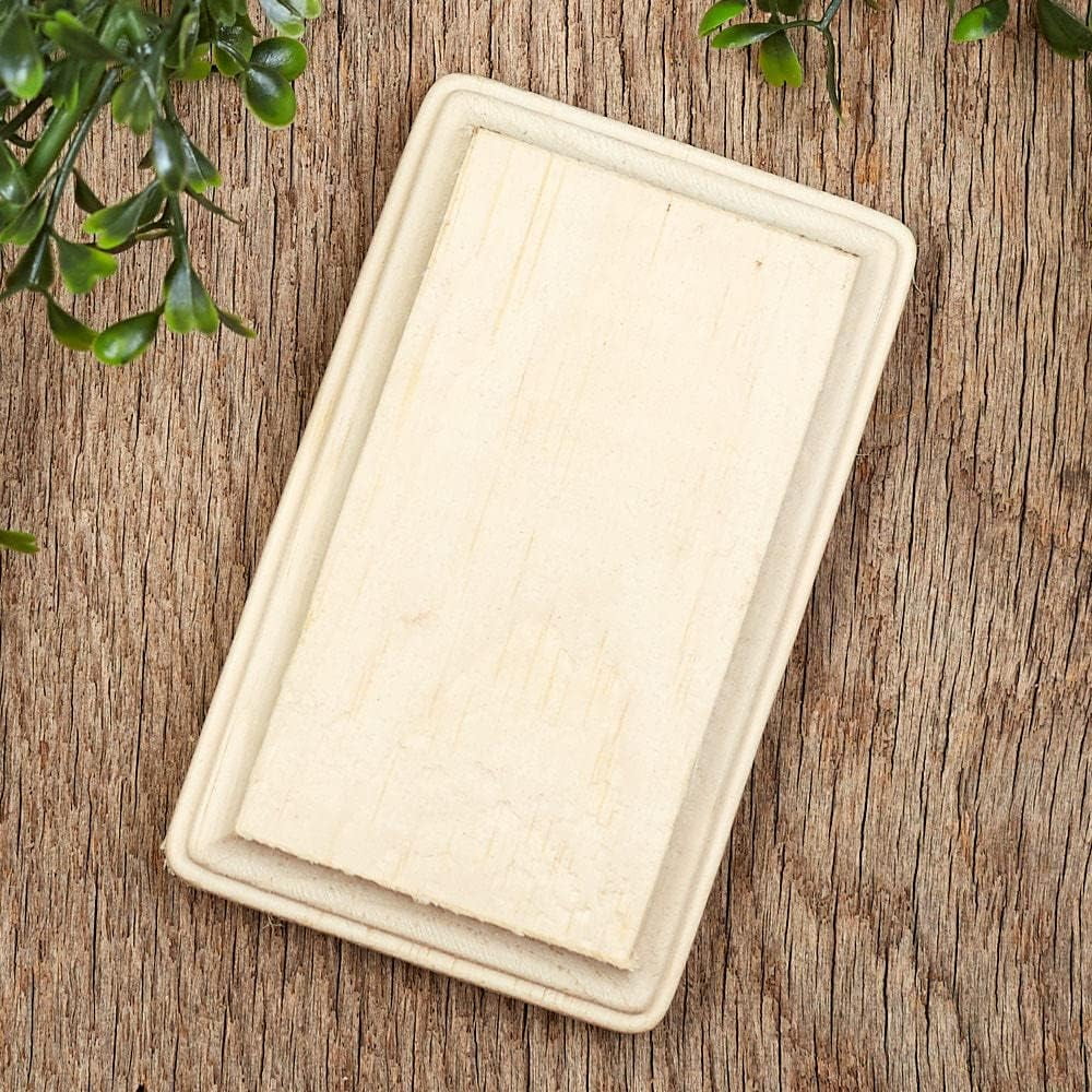 Pack Of 4 Unfinished Wood Beveled Edge Rectangle Plaques From - Blank ...