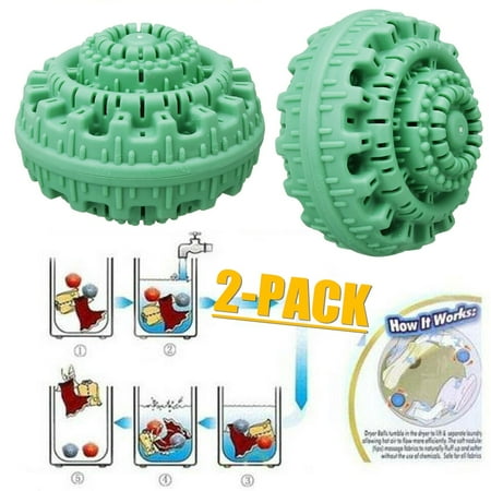1/2 pcs Laundry Ball Eco-Friendly Washing Ball Reusable Anion Molecules ...