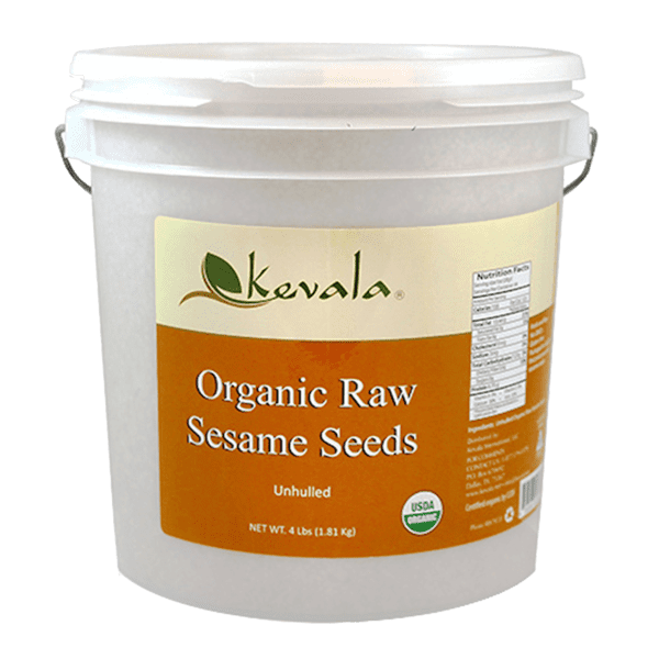 Kevala Organic Raw Sesame Seeds 4 lb (Unhulled) - Walmart.com