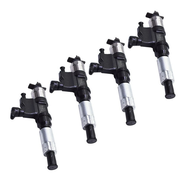 4 X Fuel Injectors for Isuzu NPR NPR-HD 5.2L 2001-2007 4HK1 Engine ...