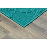 Free Shipping! Garland Rugs Brentwood Drizzle Teal 7 ft. 6 in. x 9 ft ...