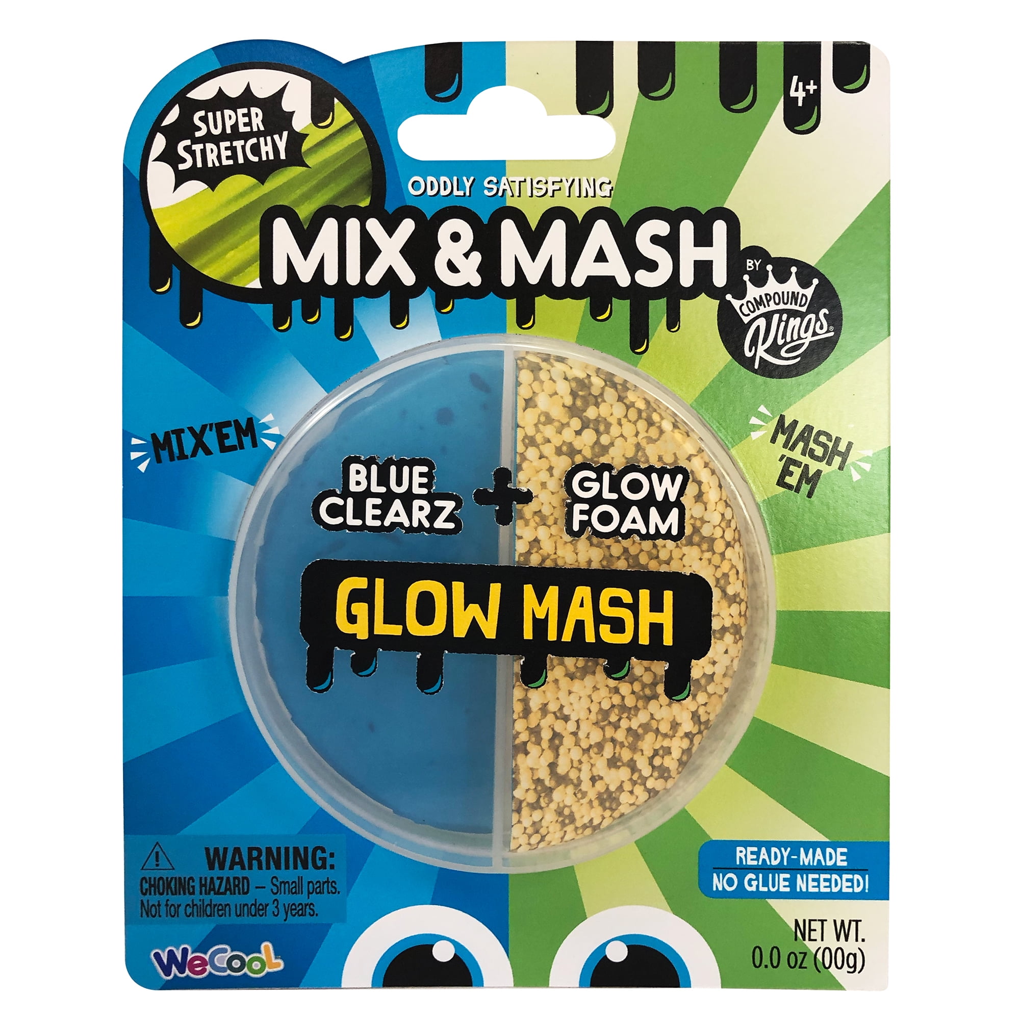 Compound Kings Mix & Mash Glow Disc Slime Assortment - Walmart.com