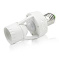 E27 LED Lamp Bulb Holder Light Socket Switch Infrared PIR Motion Sensor ...