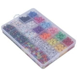 Large Acrylic Rice Beads, Big Hole Letter Beads for Jewelry Making and ...