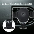 Pwpsg 15w Fast Wireless Car Charger Automatic Clamping Mount With