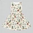 Big Cute Dresses for Girls Sleeveless With Pockets Playful Cartoon ...