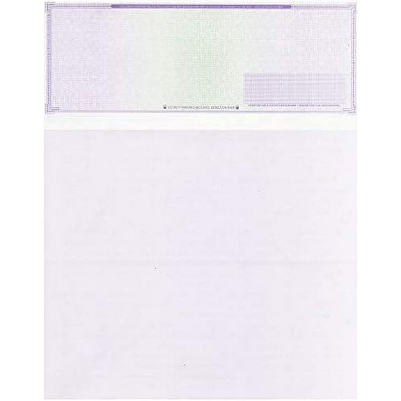 Compuchecks - 100 High Security Blank Check Stock Paper - Checks on Top ...