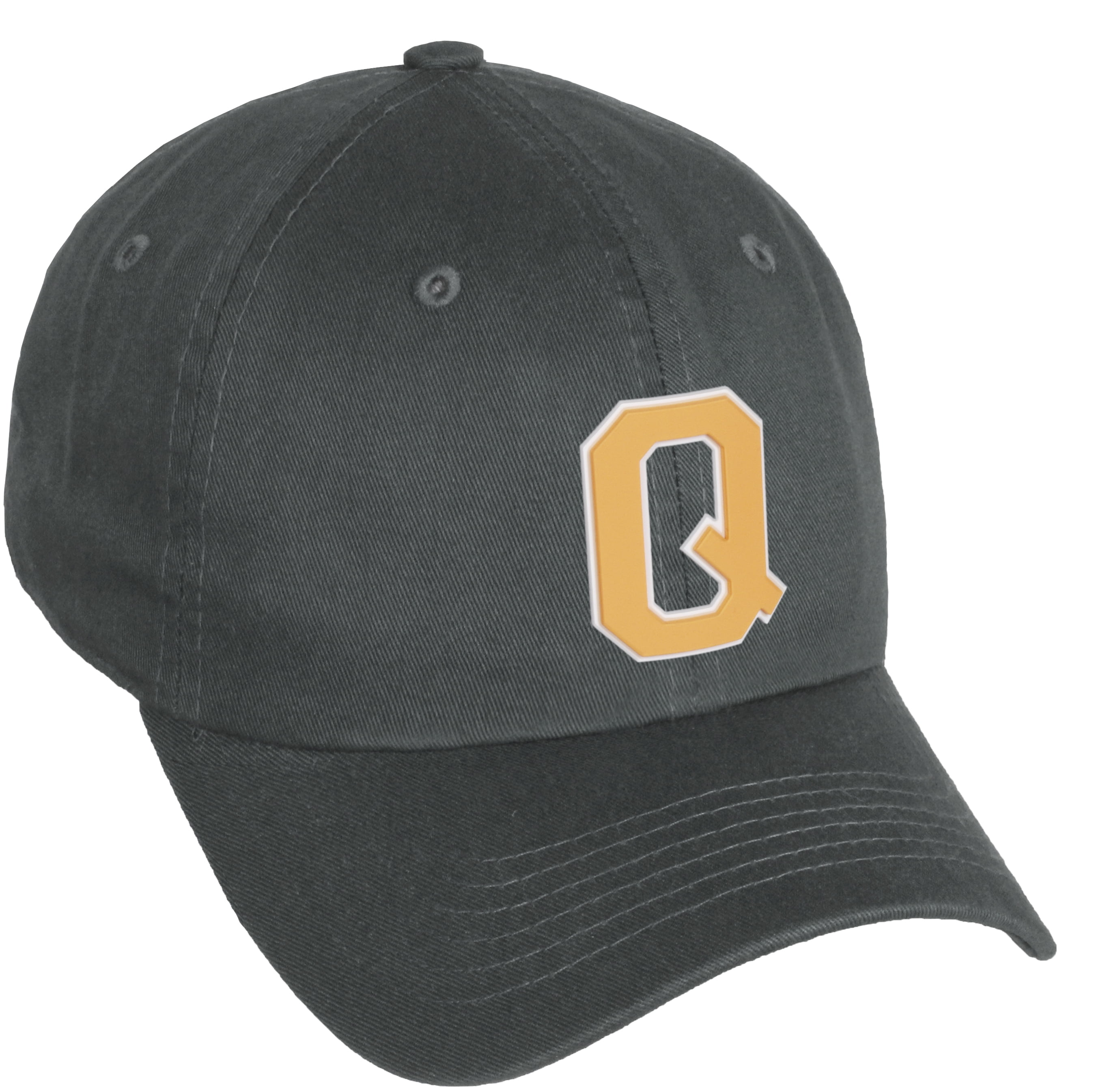 Daxton Classic 3D Varsity White Neon Orange Initial Letters Baseball ...