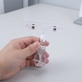 20Pcs Clear Plastic Price Tag Clips Double Sided Rotatable ...