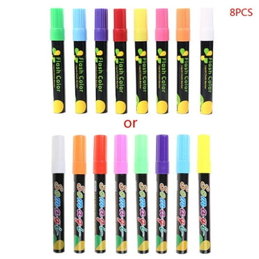 Quartet Glass Board Fine Tip Neon Markers - Fine Marker Point ...