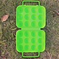 Wofarmy Kitchen Storage 12-Cavity Egg Container Fresh Egg Storage Shock ...