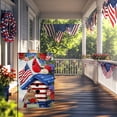 4th of July Cardinal Bird Garden Flag 12x18 Vertical Double Sided Red ...
