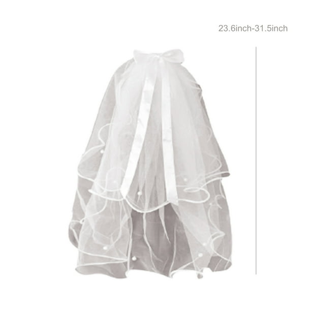 TopLLC 2 Tier Led Bride Wedding Veils White Light Up Bridal Veils With ...