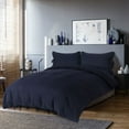 Queen Navy Blue Bow Tie Duvet Cover Set Microfiber - Walmart.com