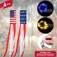 4th of July Decorations,American Flag Windsock 4pcs,American Wind Socks ...