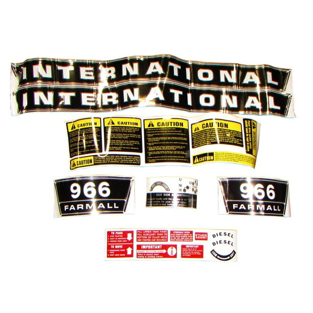 International Harvester Decals