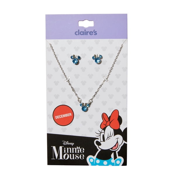 Claire's Disney Minnie Mouse Sagittarius Birthstone Earring Studs and ...