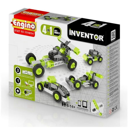 Engino - 0431 | Inventor: 4-In-1 Cars Models | Walmart Canada
