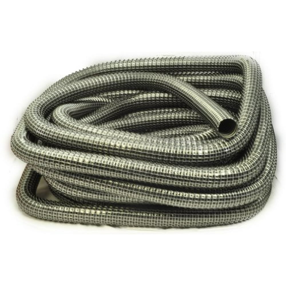 Vacuum Cleaner Hose 1 1/4" Diameter 50 Feet Long Black Wire Reinforced ...