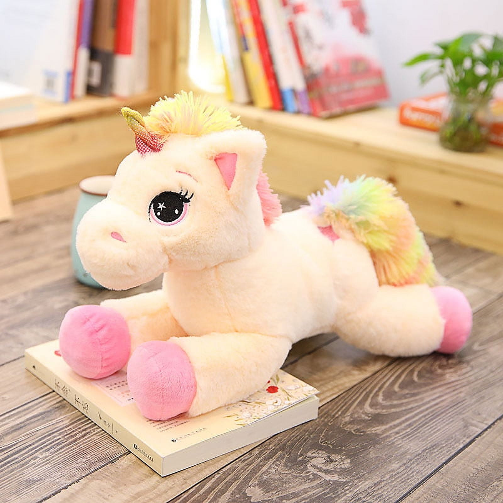 Click here for Generic Cartoon Lucky Star Unicorn Plush Toy Beige... prices