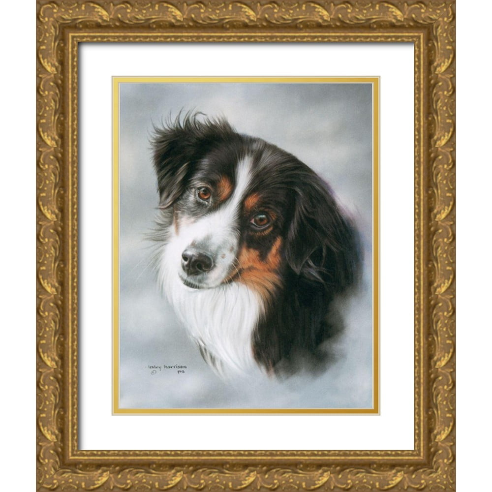 Harrison, Lesley 15x18 Gold Ornate Wood Framed with Double Matting ...