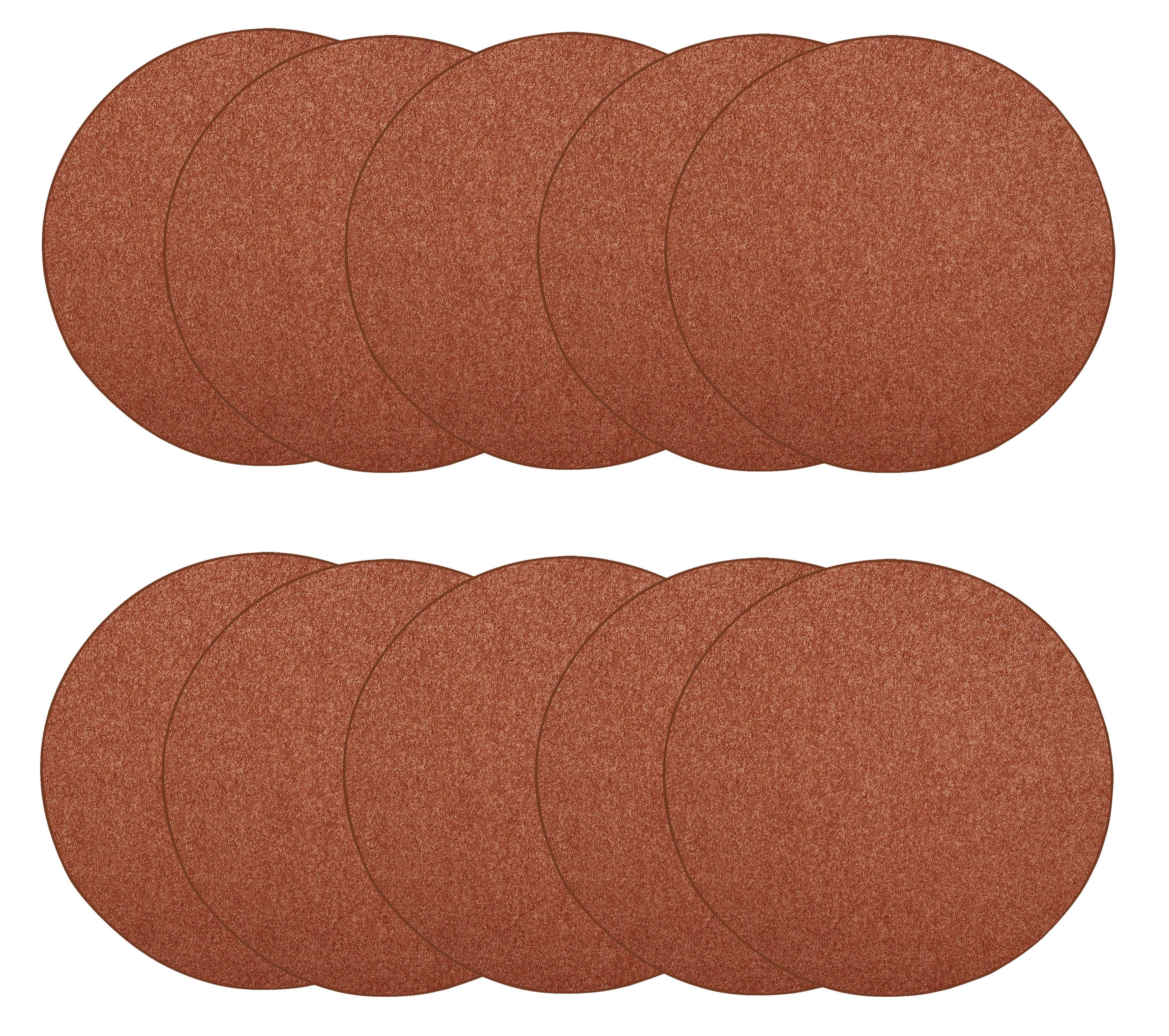 Furnish My Place Modern Plush Solid Rust Color Rug - Pets and Kids ...