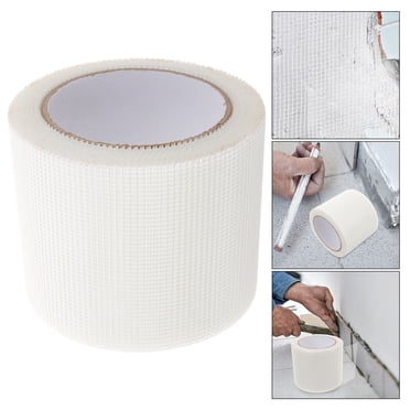 65 FT x 2" Self Adhesive Fiberglass Cloth Tape White Mesh Roll for ...