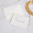 Wharick 50/100 Sheets Ceat Cards Double-sided Golden Foil Border Thick ...