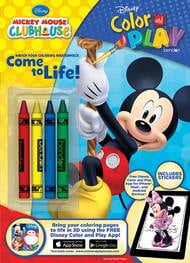 Mickey Mouse Clubhouse Color & Play Activity Book - Walmart.com