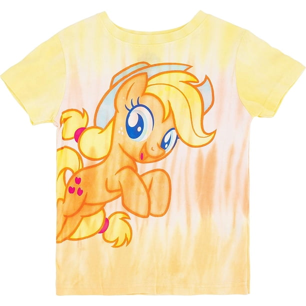 My Little Pony Girls Tie Dye Graphic T-Shirt - Rainbow Dash, Pinkie Pie ...