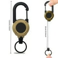 Retractable Lanyard with Steel Cable, ID Badge Holder Reel, Heavy Duty ...