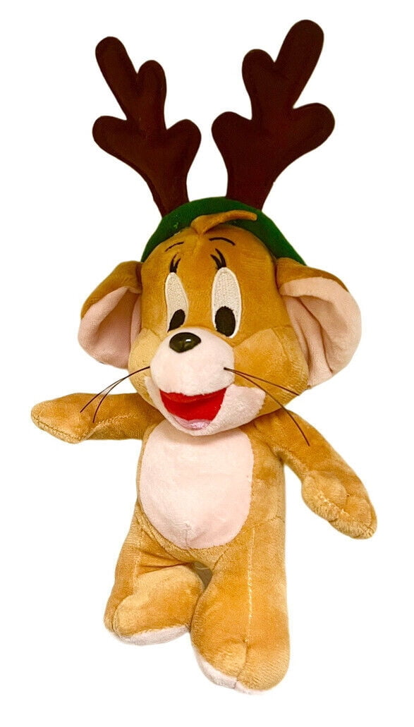 Reindeer Jerry Mouse From Tom & Jerry Cartoon Plush Doll Stuffed 7 ...