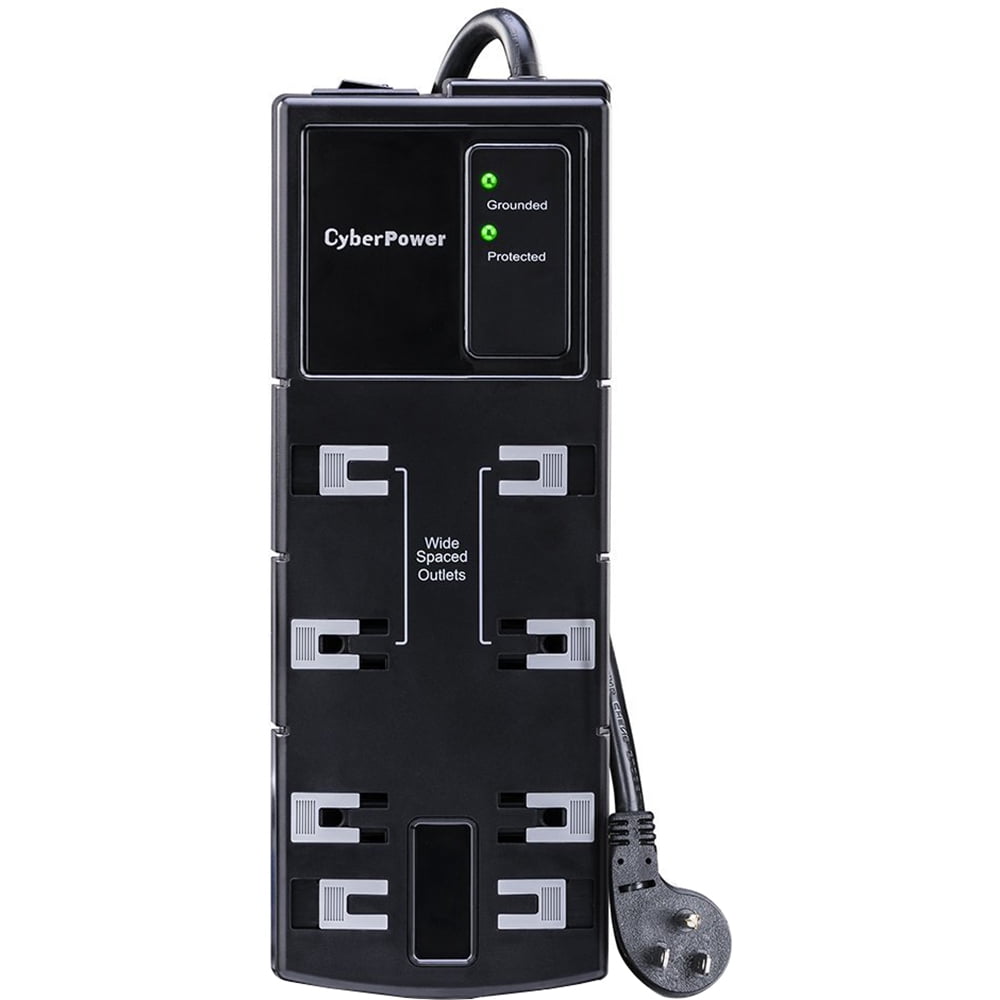 CyberPower Essential Series CSB808 - surge protector - Walmart.com ...