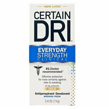 Certain Dri Extra Strength Clinical Antiperspirant Deodorant, Solid, 1. ...