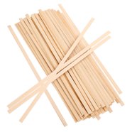 50 Piece Square Craft Sticks Wooden Sticks Soft Balsa Woods for DIY ...