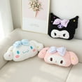 Sanrio Cute Kuromi Cinnamoroll Back Cushion Headrest Car Seat Chair ...
